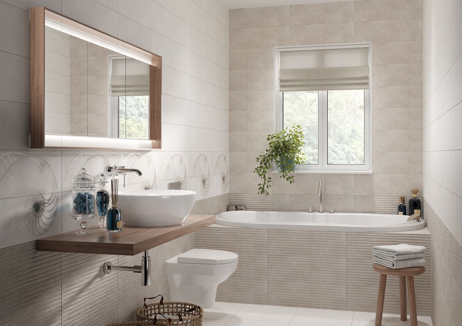 Купить плитку коллекции Cersanit Nautilus в Москве по низким ценам в каталоге GresLux